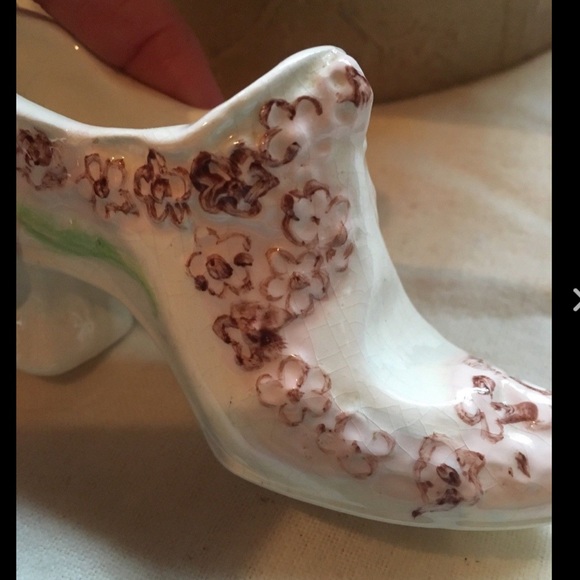 Accents | Vintage Fancy Shoe W Flowers Decor 2 X 4 | Poshmark